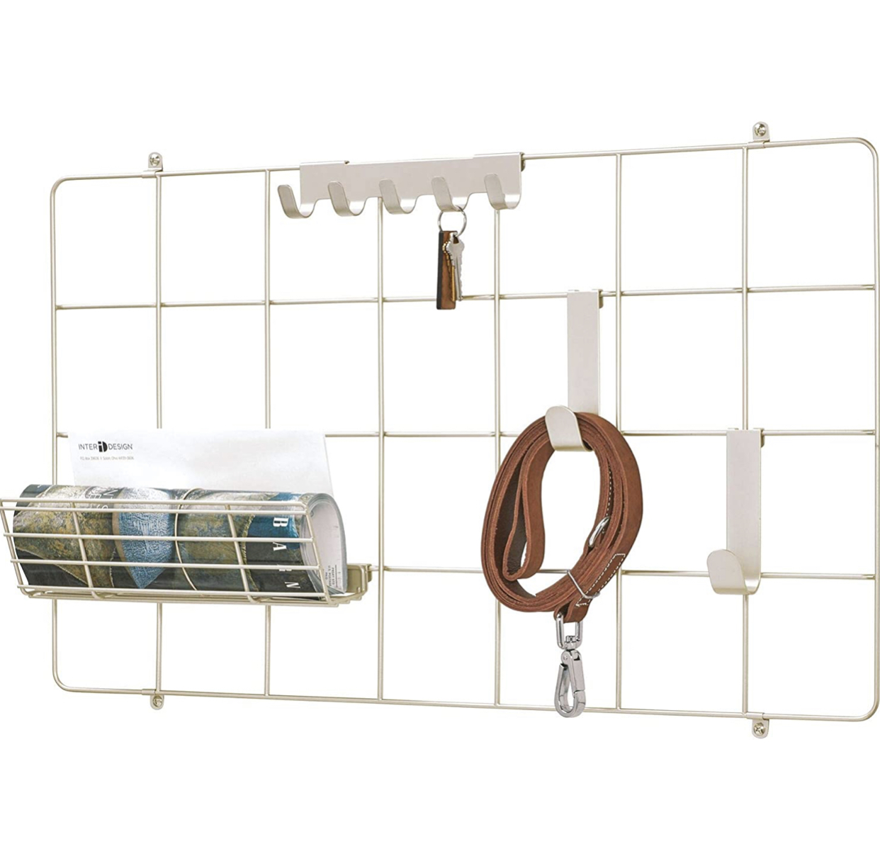 iDesign Jayce Metal Wall Grid System, Modular Grid Organizational ...